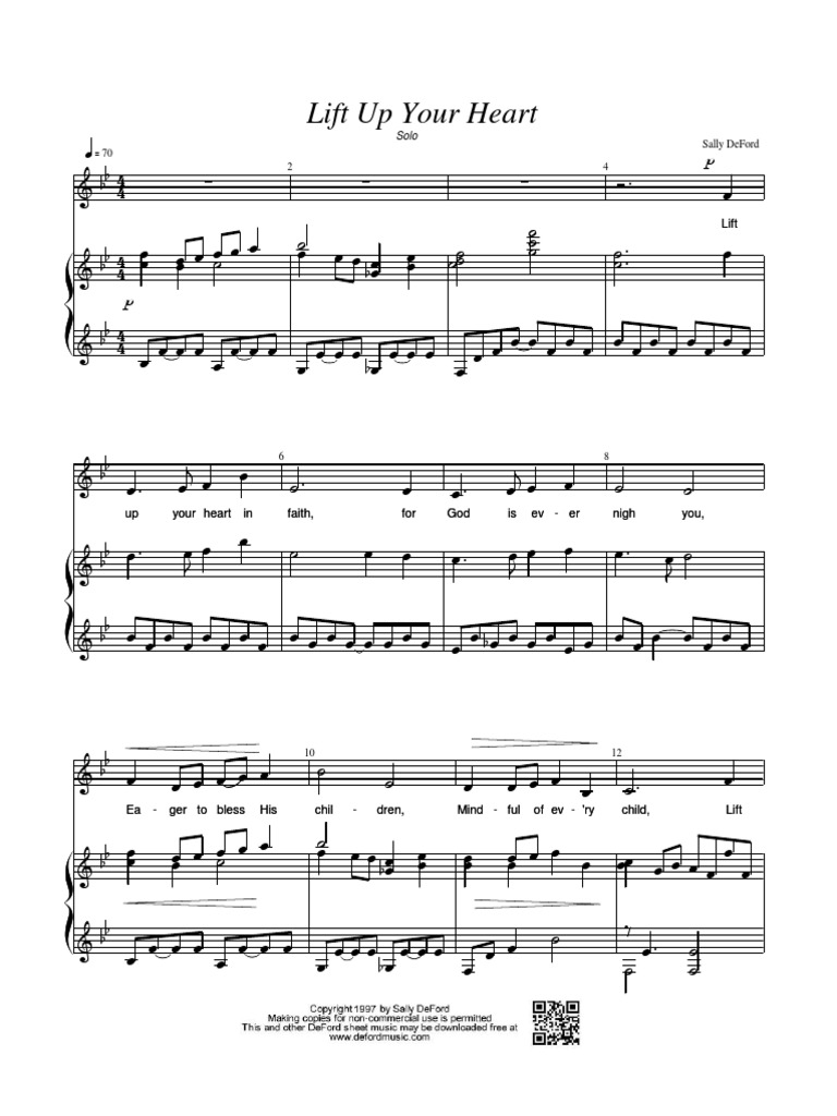 Lift Up Your Heart Hymn Lyrics | PDF