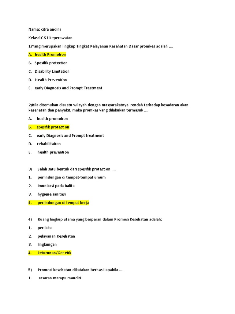 Tugas Promkes Modul 3 Citra | PDF