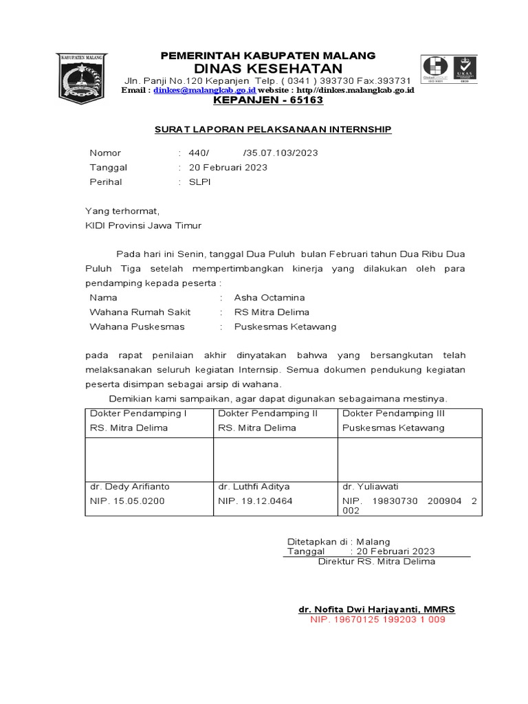 Contoh SLPI | PDF
