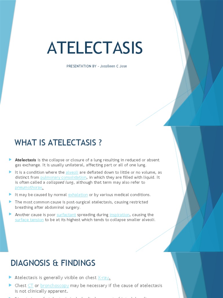 Atelectasis | PDF