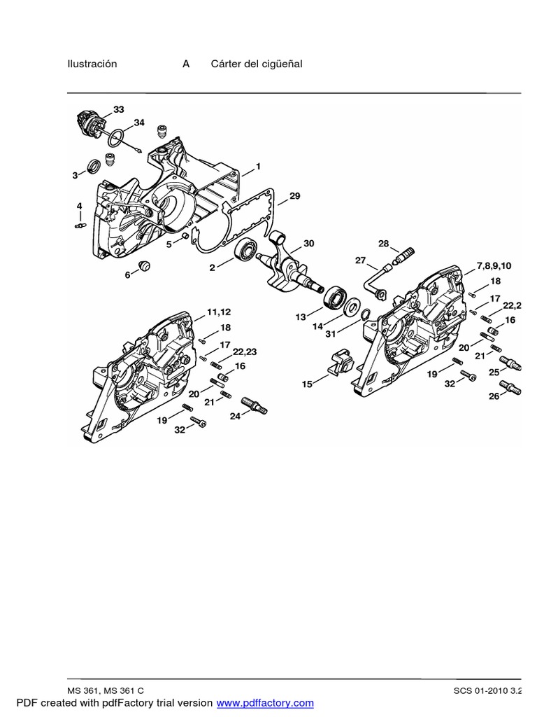 Ms 361 | PDF | Motor de combustión interna | Tecnología del motor