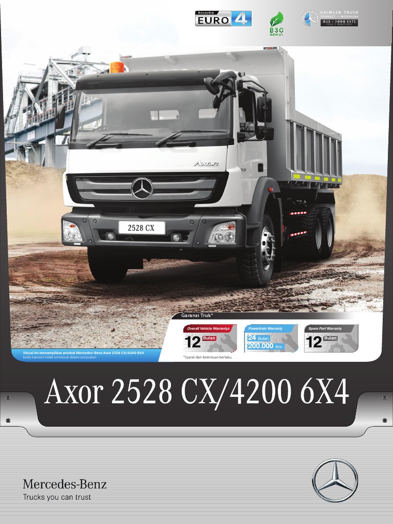 Mercedes-Benz Axor 2528 CX Euro 4 Brochure | PDF