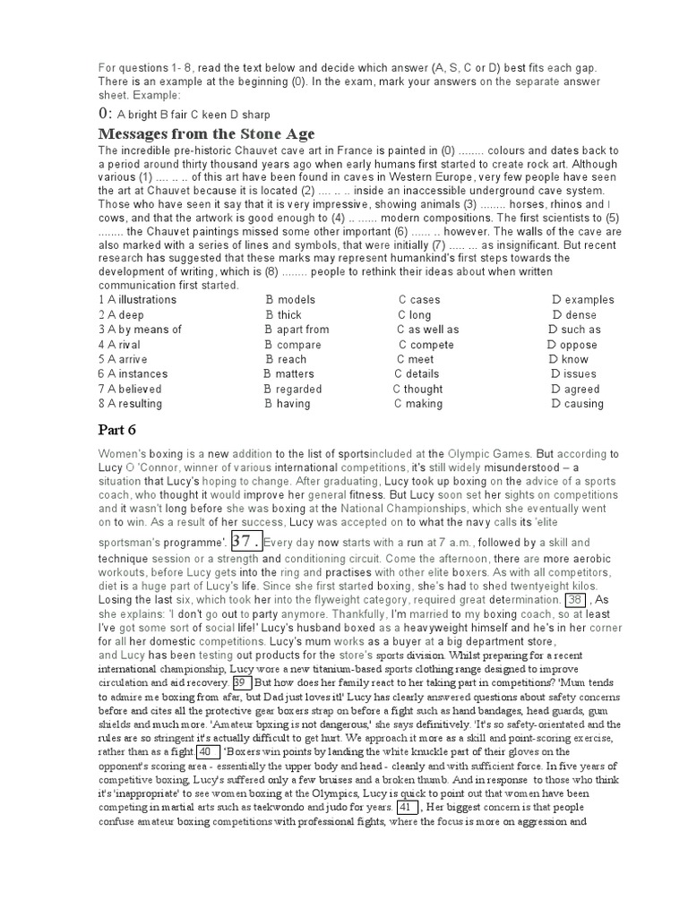 Reading Practice TEST 1 | PDF