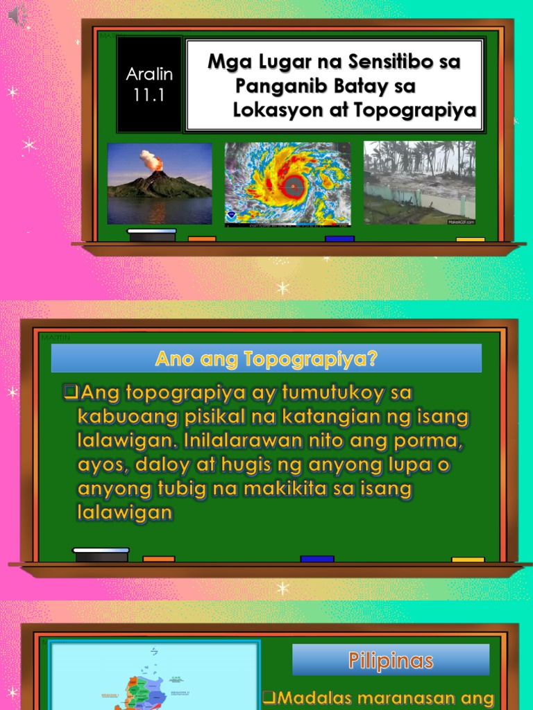 Mga Lugar Na Sensitibo Sa Panganib Batay Sa Lokasyon at Topograpiya | PDF