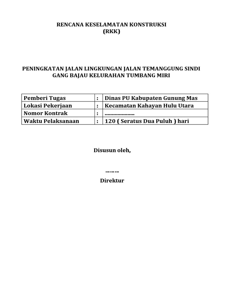 RKK Contoh 56 | PDF