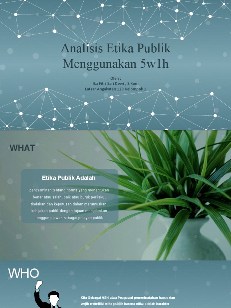 Etika Publik 5w1h | PDF