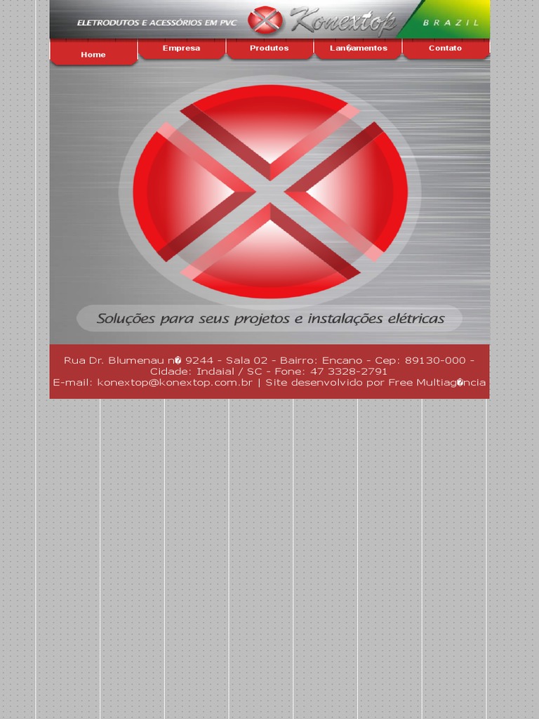 Konextop - Eletrodutos e Acess Rios em PVC | PDF | Negócios | Computadores