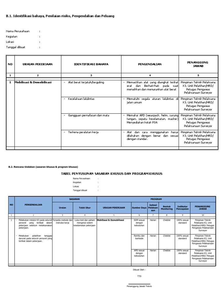 Bentuk Tabel Rkk 2021 | PDF