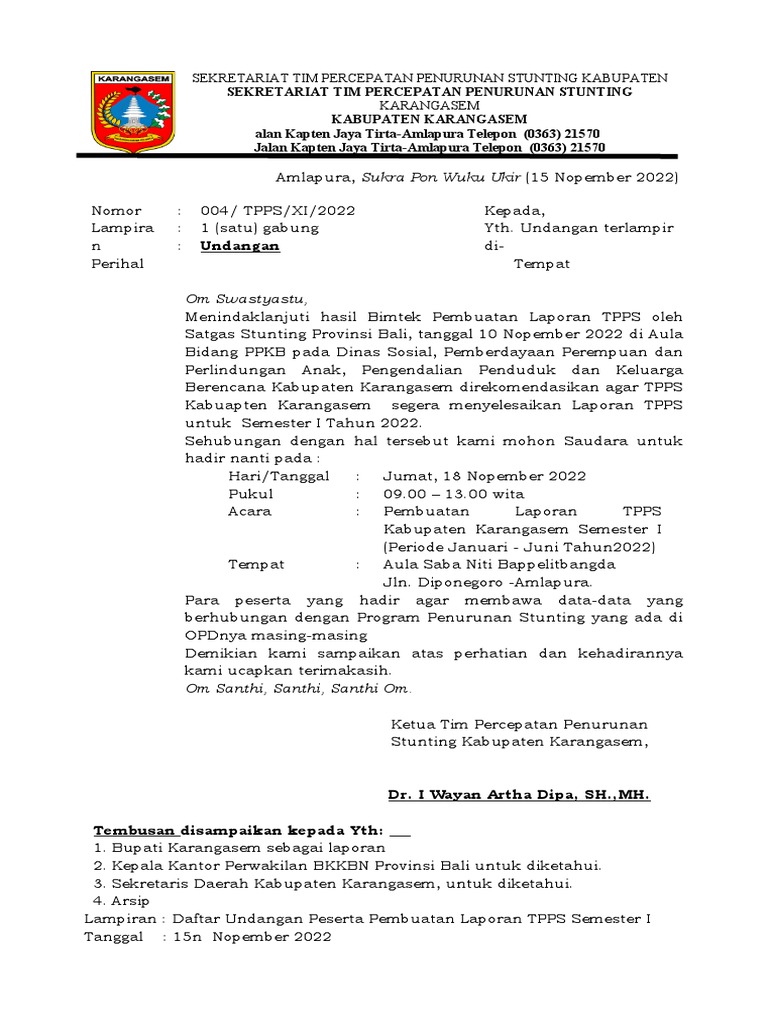 SU Pembuatan Laporan TPPS Semester I Fix | PDF