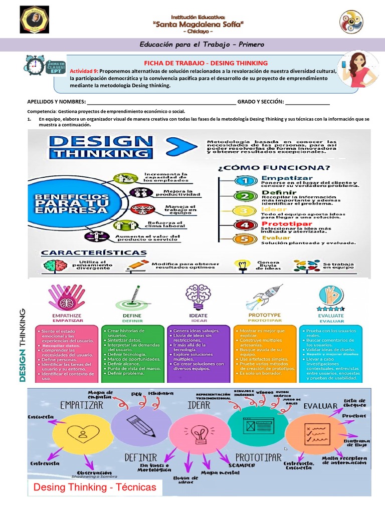 Diseño de Proyectos con Design Thinking | PDF | Relaciones personales, crianza y desarrollo personal