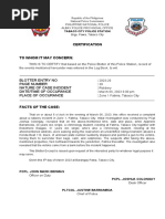Example PNP Police Report | PDF