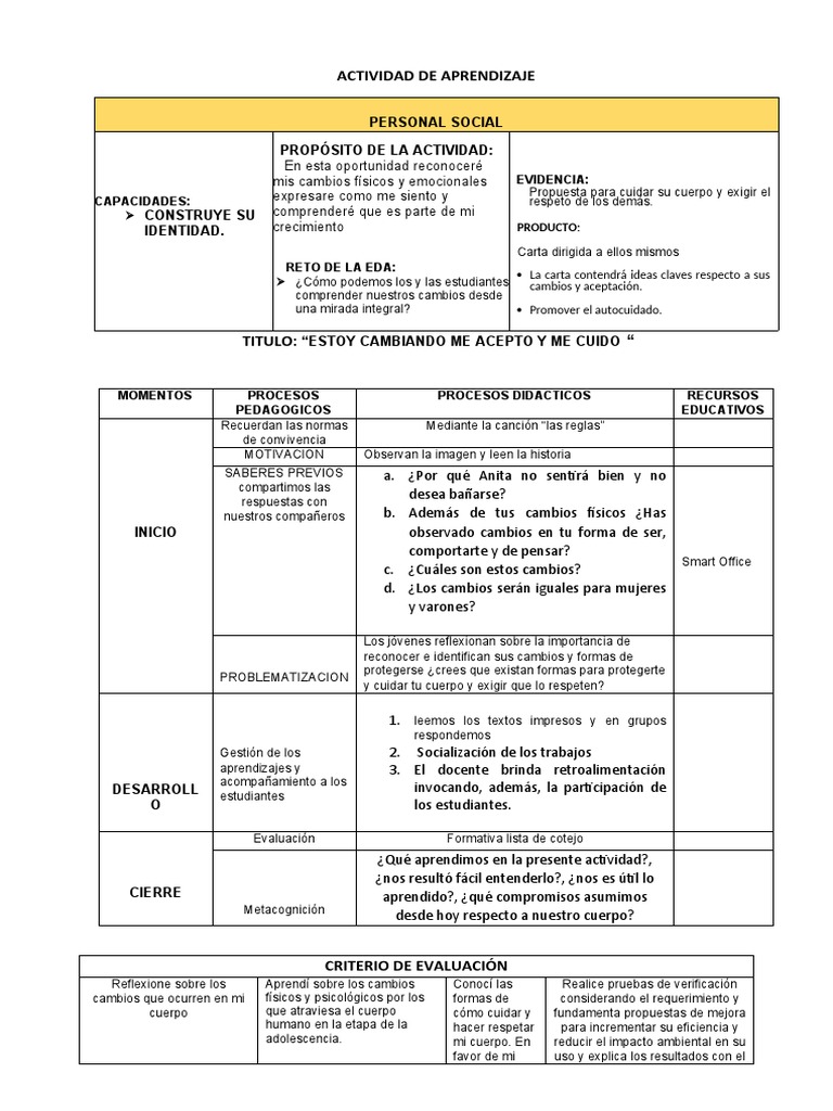 Actividad 1 Tutoria Eda 6 | PDF
