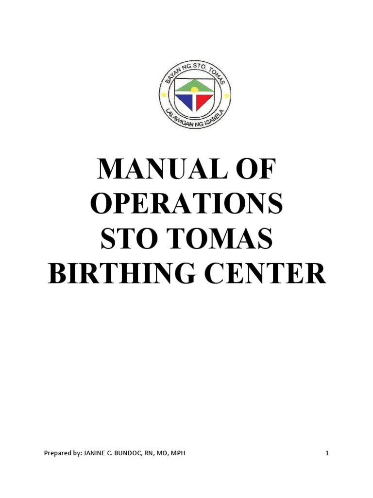 MANUAL OF OPERATIONS BC Final-3 | PDF