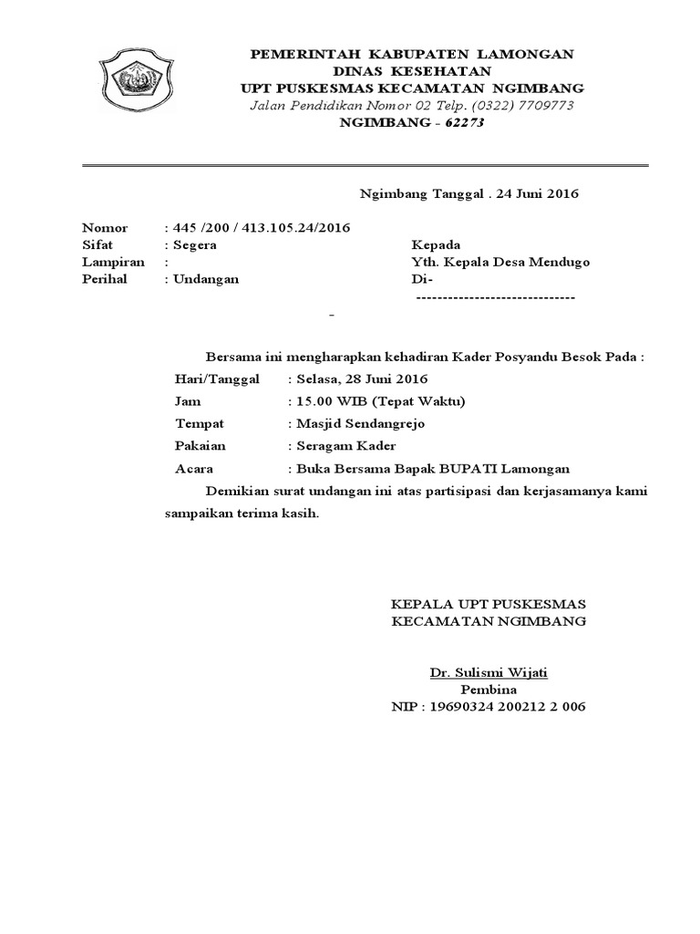 Pemerintah Kabupaten Lamongan | PDF