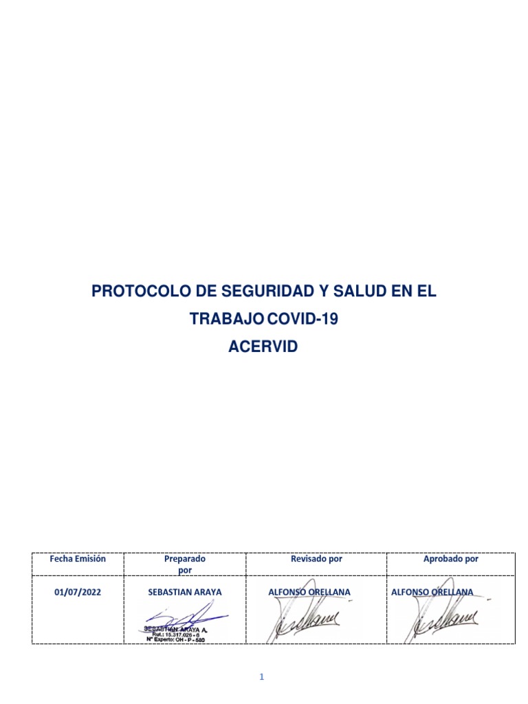 Protocolo de Seguridad | PDF