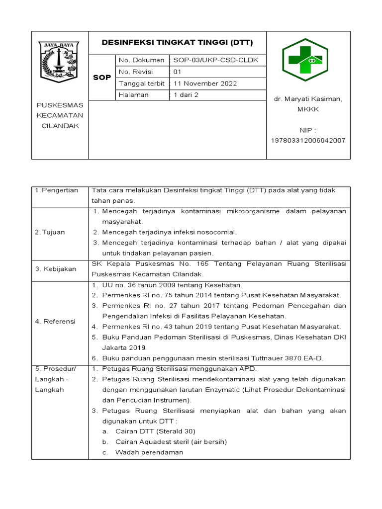 DTT R Sterilisasi | PDF | Sains & Matematika | Teknologi & Rekayasa