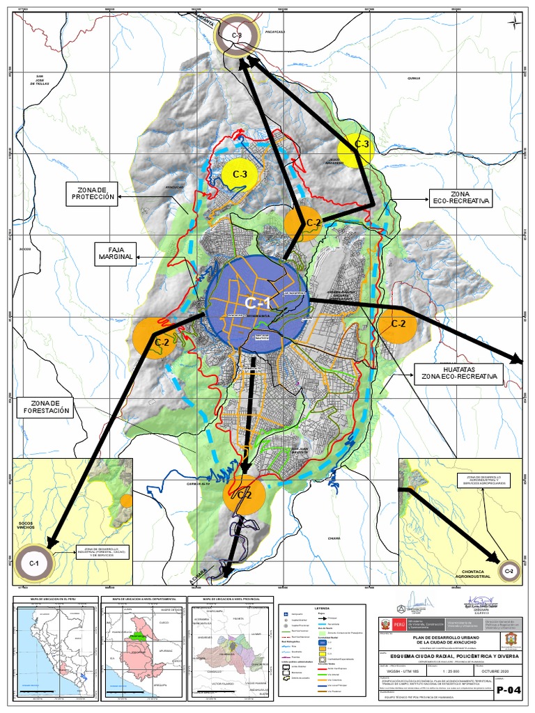 04 Mapa de Esquema Ciudad Radial Policéntrica y Diversa | PDF