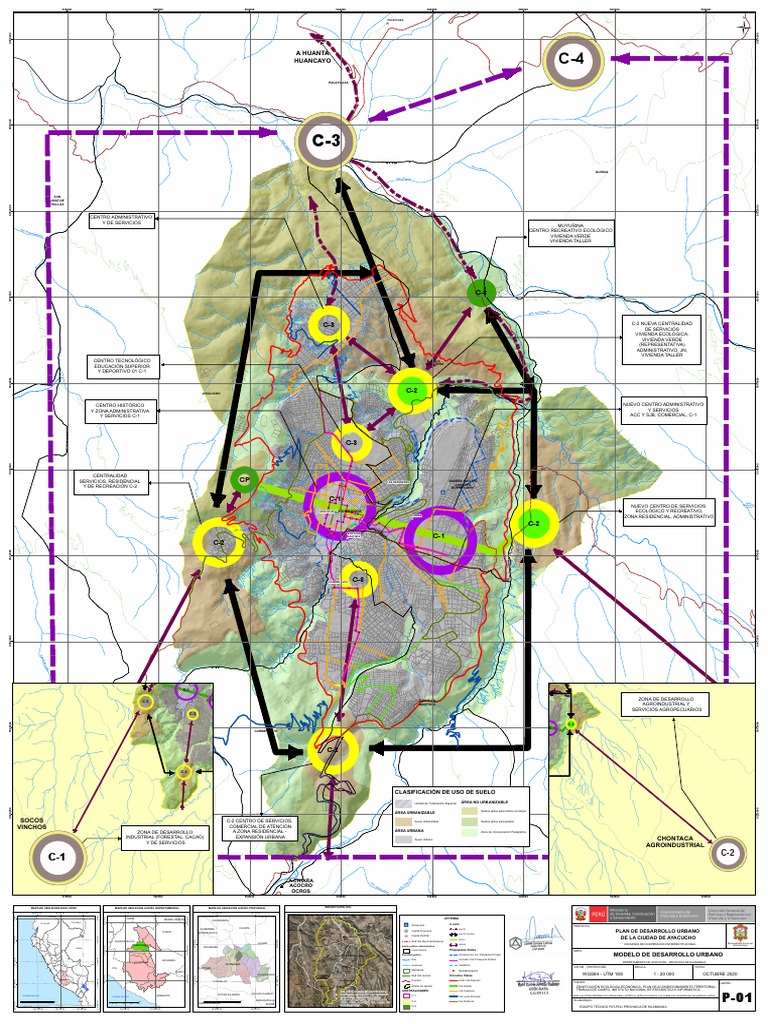 01 Mapa de Modelo de Desarrollo Urbano | PDF