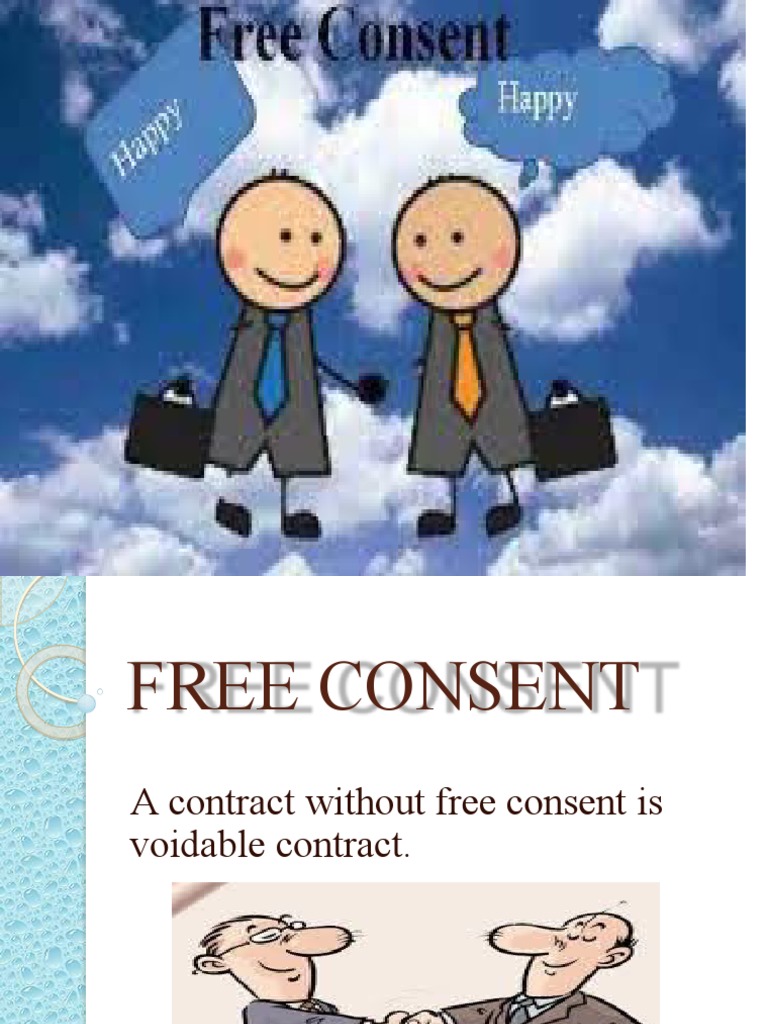 Understanding Free Consent in Contracts | PDF | Misrepresentation ...
