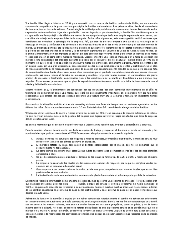 CAso MKT | PDF
