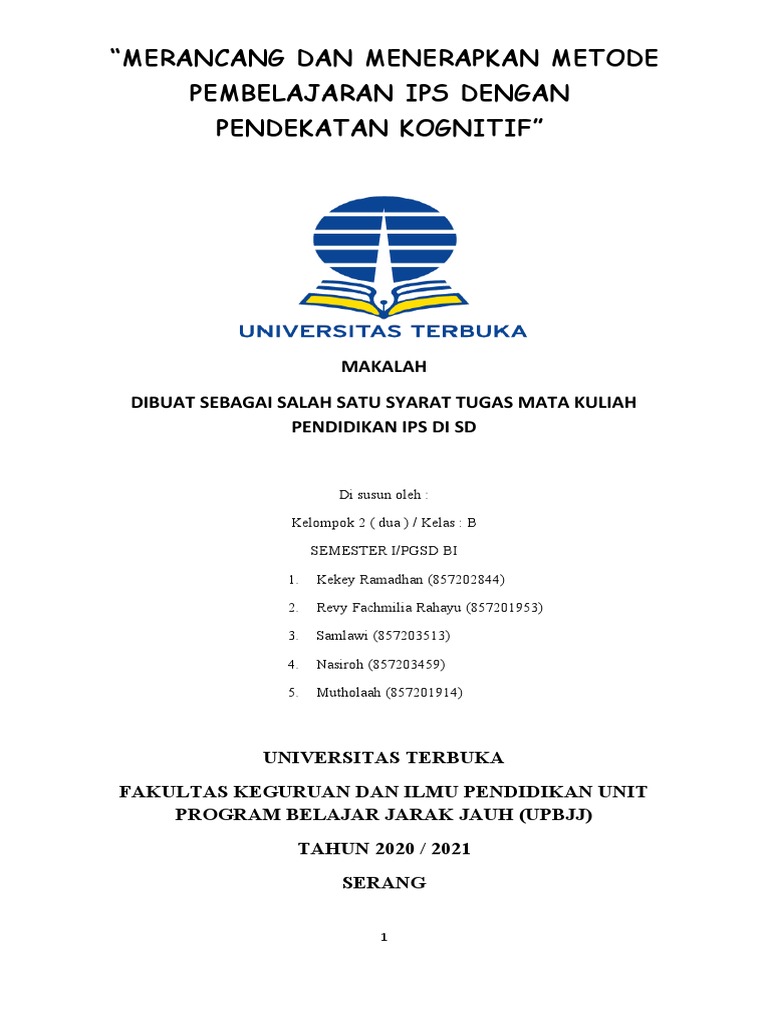 B Kelompok 6 Tugas 5 Makalah Pend Ips | PDF