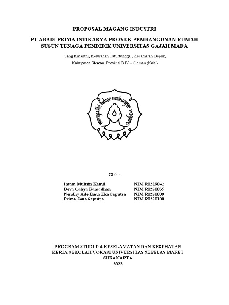 Magang K3 di PT Abadi Prima Intikarya | PDF