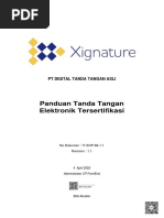 Mekari Sign Manual Book (PSrE) | PDF