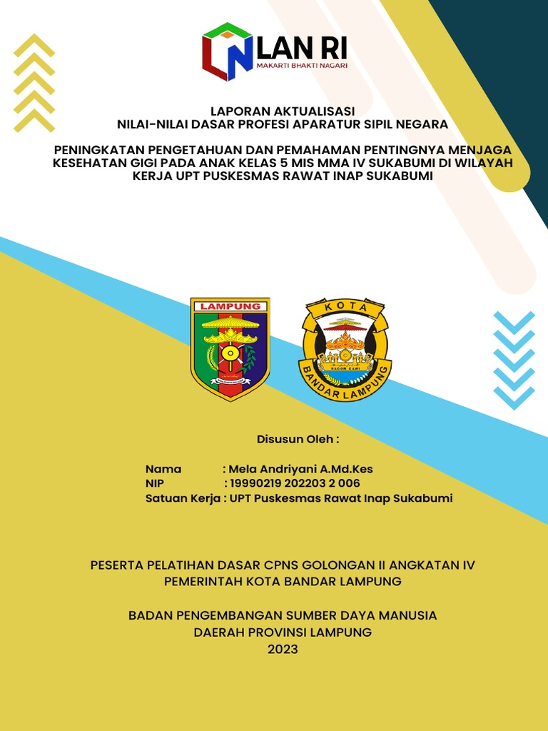 Rancangan Aktualisasi Mela Andriyani | PDF