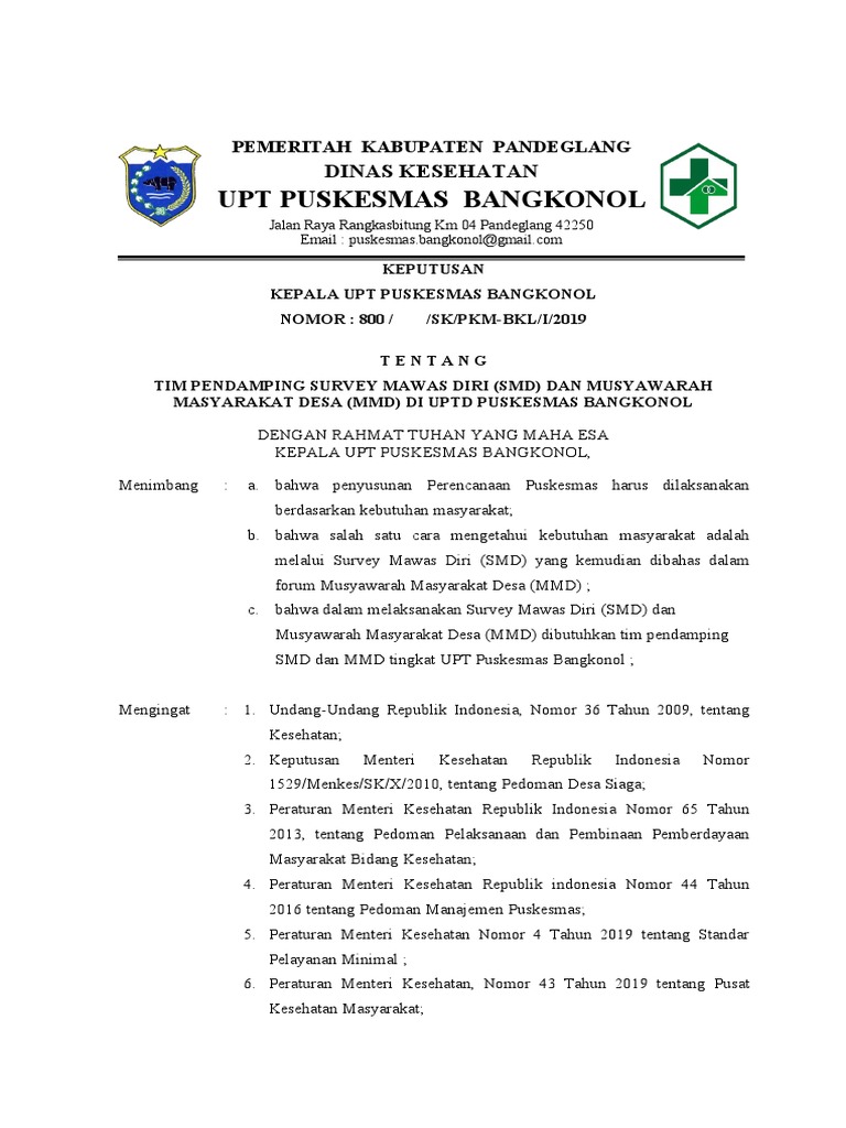Form SK - Tim SMD - MMD | PDF