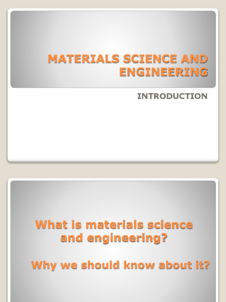 Introduction to Materials Engineering | PDF | Materials Science | Ceramics