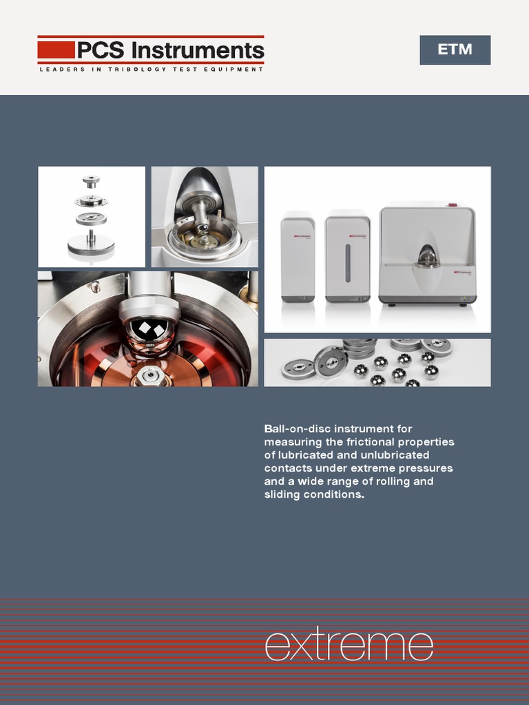 ETM Brochure | PDF | Lubricant | Pressure