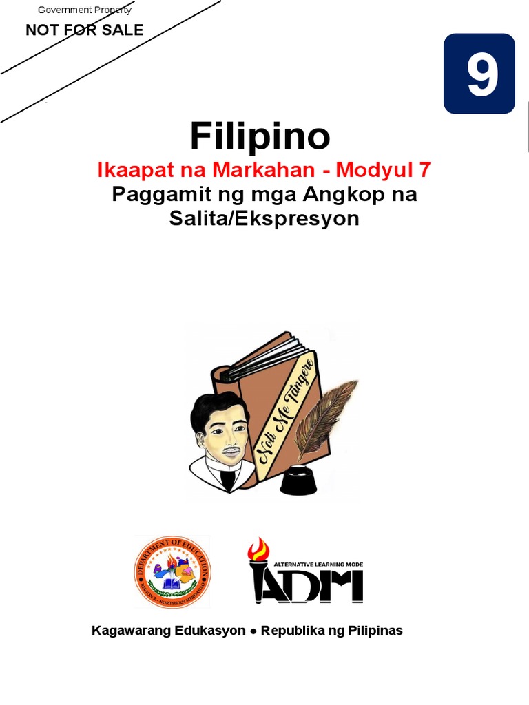 Filipino: Ikaapat Na Markahan - Modyul 7 | PDF
