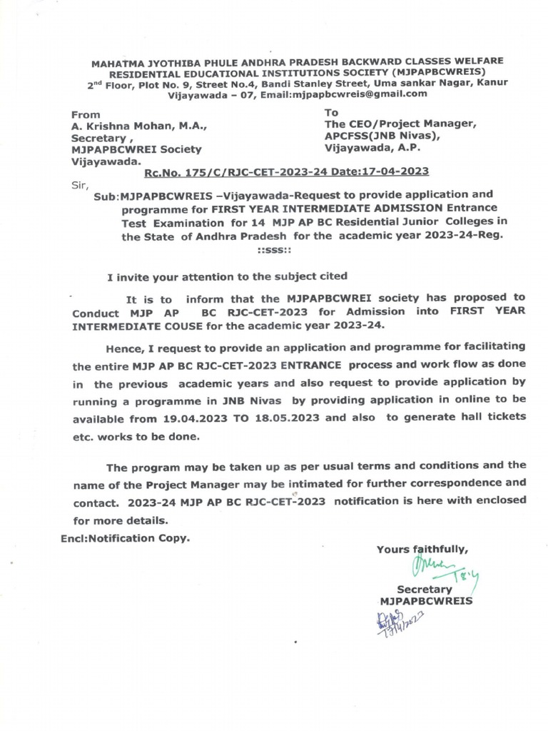 Mjpapbc - RJC - Cet - 2023 | PDF