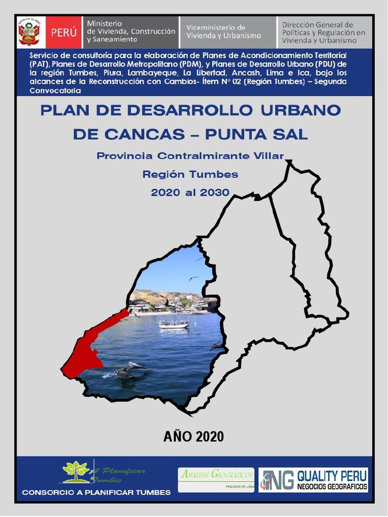 Pdu Cancas-Punta Sal | PDF | Infraestructura | Economias