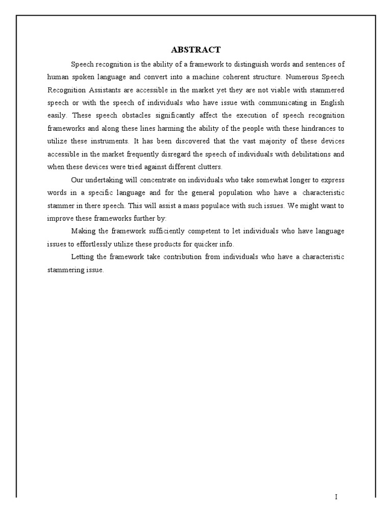 Internship | PDF | Speech Recognition | Operating System