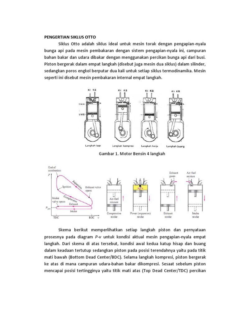 Siklus Otto dan Diesel: Perbandingan | PDF
