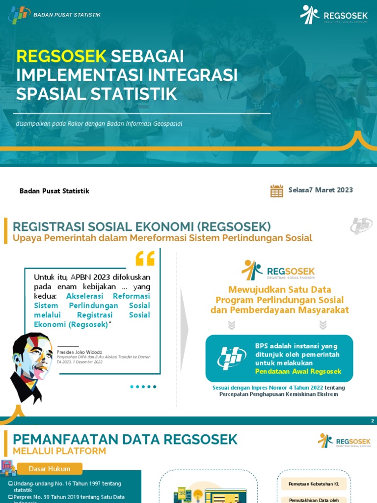 Materi Regsosek-BPS | PDF