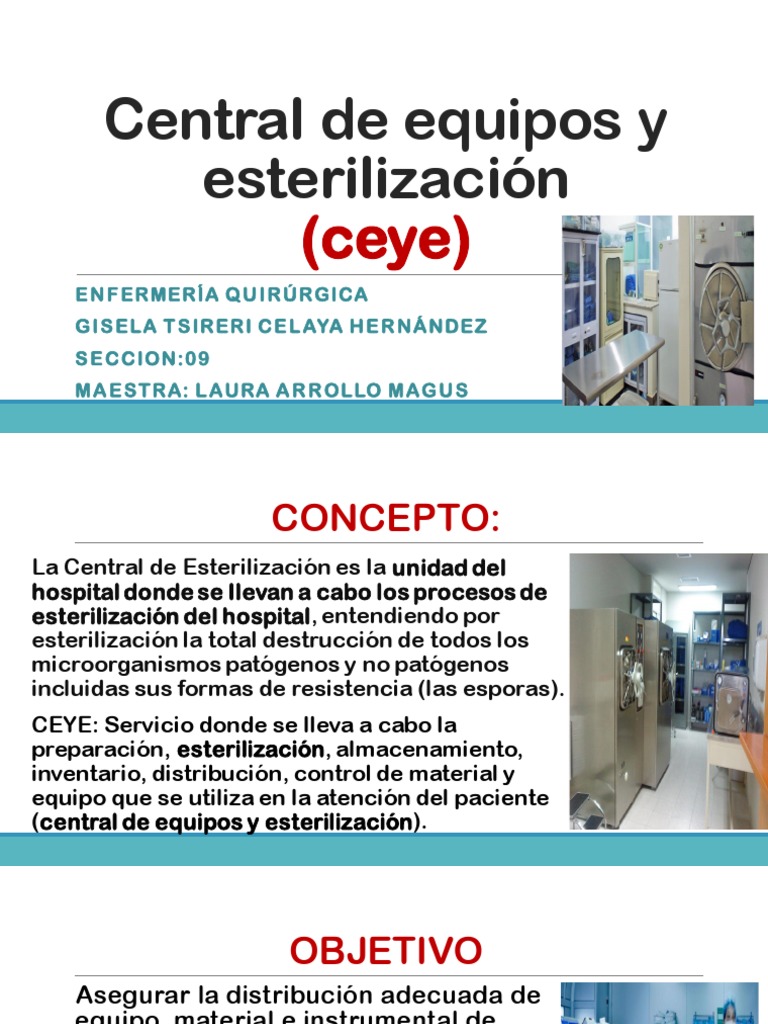 CEYE | PDF | Esterilización (Microbiología) | Hidrógeno