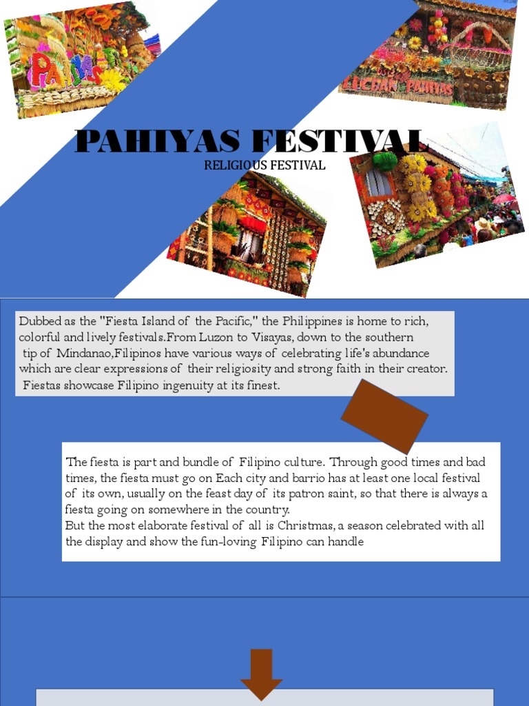Pahiyas Festival: A Colorful Tradition | PDF