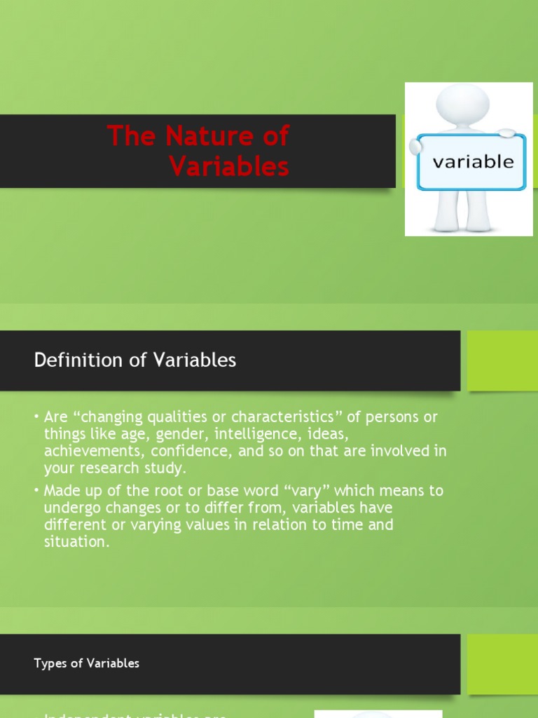 Lesson 5 Variables | Download Free PDF | Dependent And Independent ... Lesson 5 Variables | Download Free PDF | Dependent And Independent ...