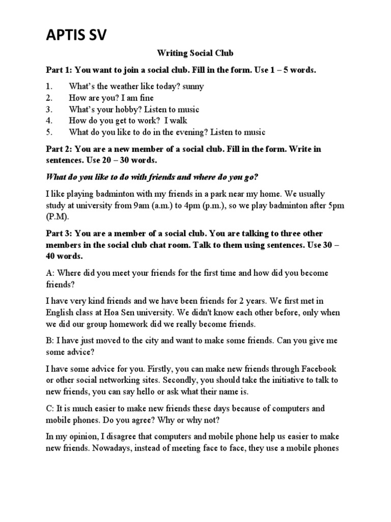 Social Club 1 1 | PDF