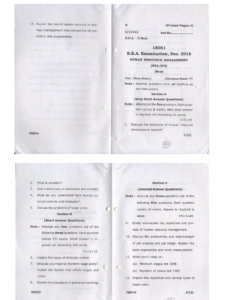 Bba 303 | PDF
