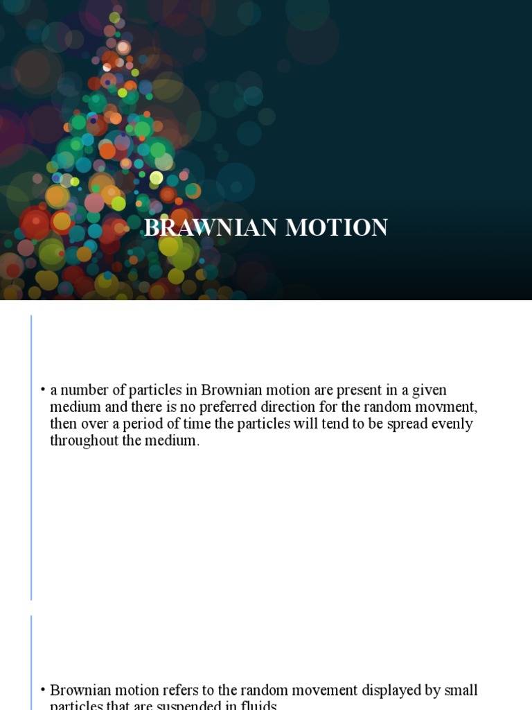 Brawnian Motion | PDF | Brownian Motion | Measure Theory