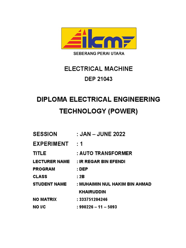 Electrical Machine | PDF | Inductor | Transformer