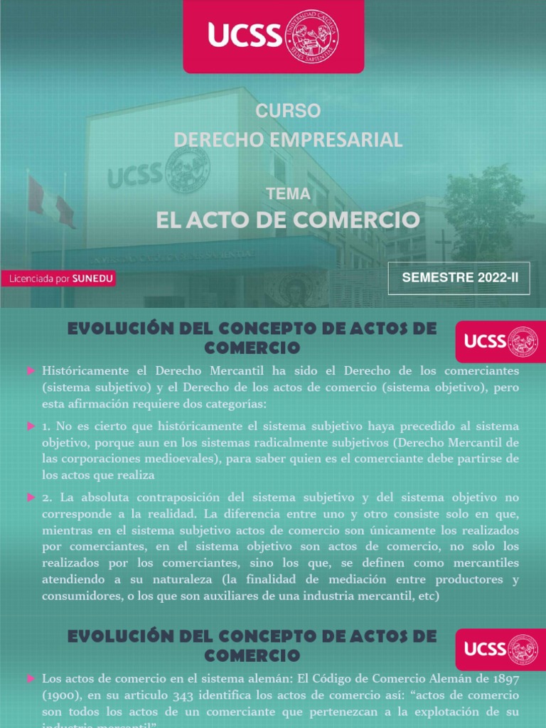 Actos de Comercio | PDF | Comercio | Business