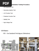 MCC Test Procedure | PDF | Relay | Transformer