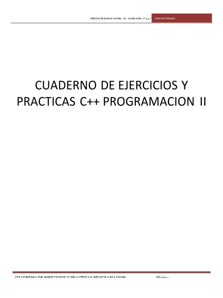 Cuaderno de Ejercicios y Practicas C Winapi | PDF | C ++ | Ventana ...