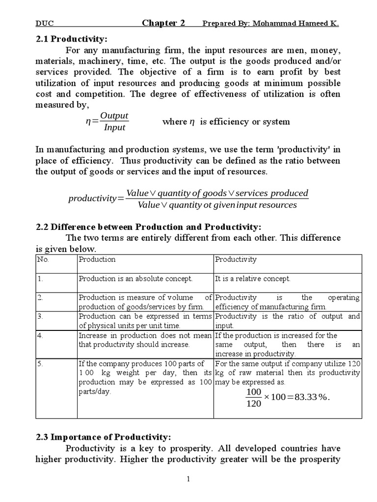 Improving productivity techniques | PDF | Factors Of Production | Incentive