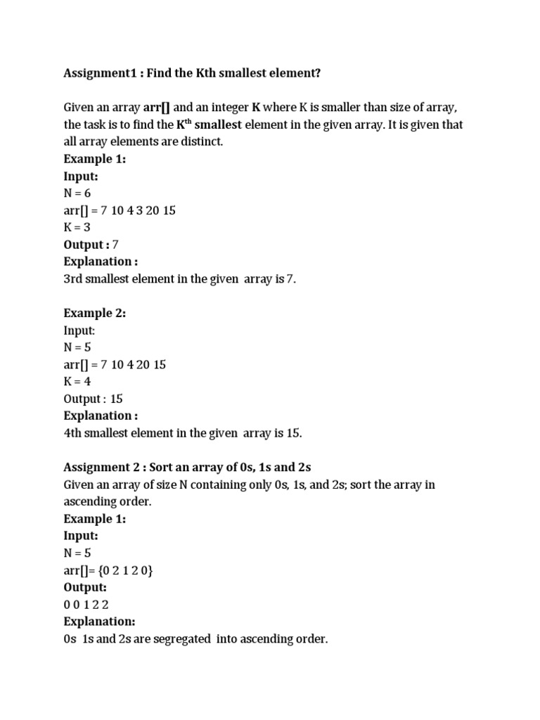 Medium Level Array Practice | Download Free PDF | Computer Data | Software Engineering