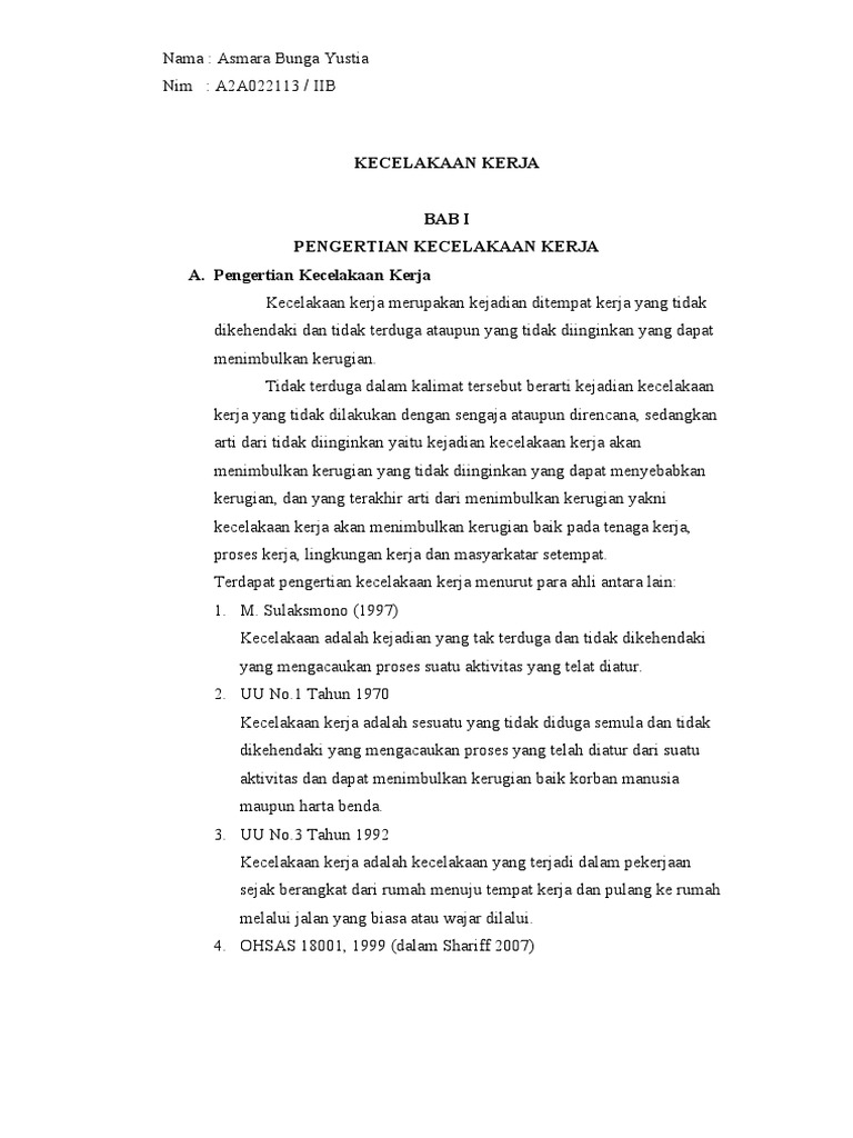 Asmarabunga - A2A022113 - K3 PAPER TM9 | PDF